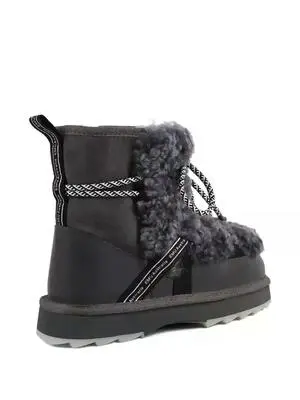 EMU AUSTRALIA Teddy-texture Lace-up Boots