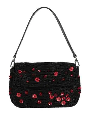 Staud Handbag With Appliqués - Black