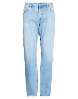 DIESEL® Cotton Denim Straight-leg Jeans - Blue