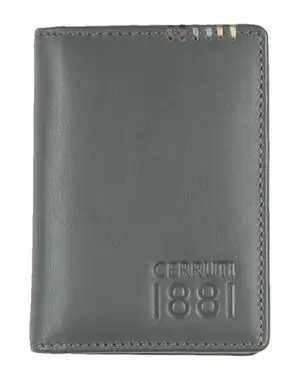 CERRUTI 1881 Cardholder Burgundy Calfskin - Grey