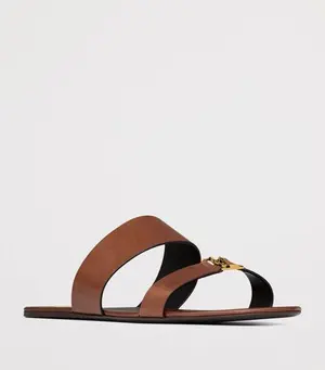 Saint Laurent Leather Babylone Sandals