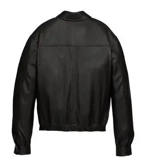 Saint Laurent Bubbled Leather Jacket