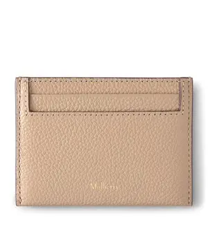 Mulberry Leather Continental Card Holder - Beige