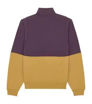 Saint Laurent Cotton Two-tone Sweatshirt - Purple