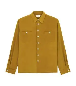 Saint Laurent Single Breasted Overshirts For Men