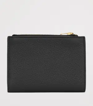 Saint Laurent Leather Cassandre Bifold Wallet