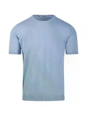 ROBERTO COLLINA Fine-knit T-shirt - Blue