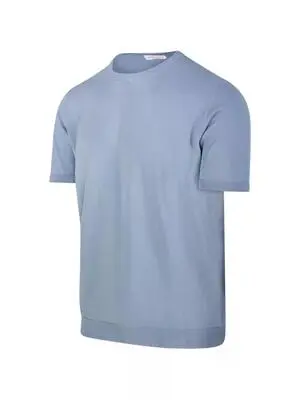 ROBERTO COLLINA Fine-knit T-shirt - Blue