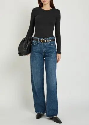 AGOLDE Arc Wide-leg Jeans - Blue