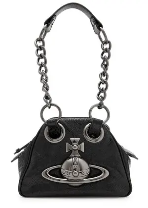 VIVIENNE WESTWOOD Archive Chain Python-effect Leather Shoulder Bag