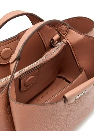 Dkny Willa Mini Grained Leather Satchel
