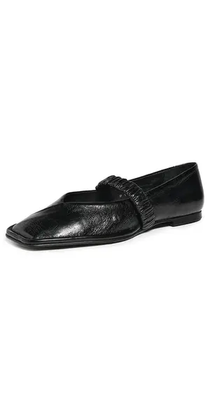 Women's Black Leather Shoes