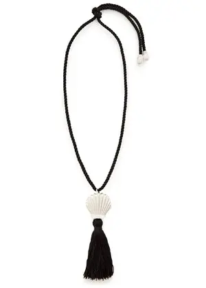 JULIETTA The Shell Pendant Cord Necklace