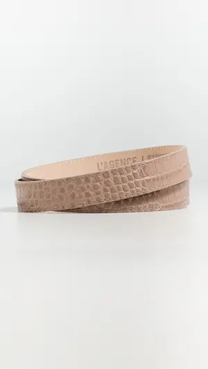 L'Agence Marlowe Leather Belt