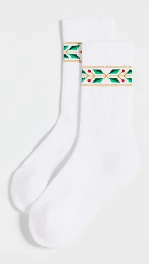 Casablanca Ribbed Sport Socks