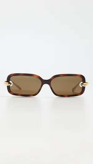 Bottega Veneta Knot Rectangular Sunglasses
