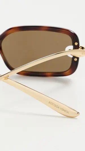 Bottega Veneta Knot Rectangular Sunglasses