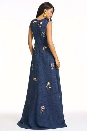 Sachin & Babi Embroidered Rani Gown