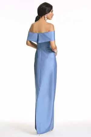Sachin & Babi Michelle Off-the-shoulder Gown