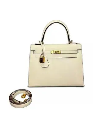Hermès 2021 25 Kelly Sellier Tote Bag - Neutrals