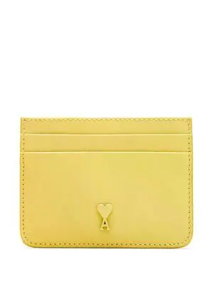 Ami De Coeur Logo-plaque Card Holder - Yellow