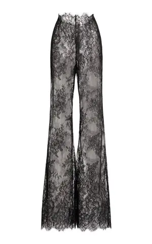 Zuhair Murad Floral Lace Trousers