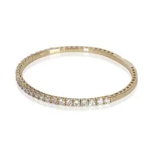 MYGEMMA Yellow Gold Diamond Bangle Bracelet