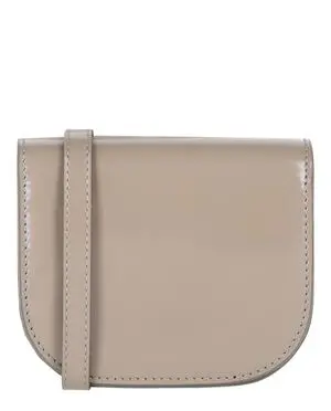 FERRAGAMO Leather Coin Purse - Beige