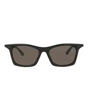 Balenciaga Square Frame Injection Sunglasses - Black Black Grey (bb0099s/30008872/001)