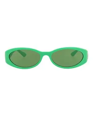 Gucci Round-frame Injection Sunglasses - Green Green Green (gg1660s/30015372/005)