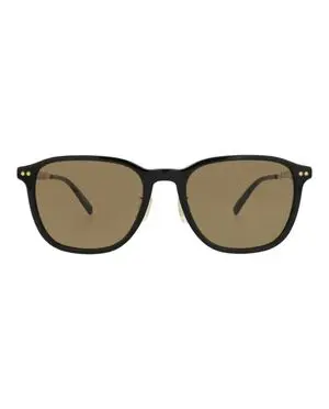 Dunhill Round-frame Recycled Acetate Sunglasses - Black Gold Brown (du0070sa/30014057/002)