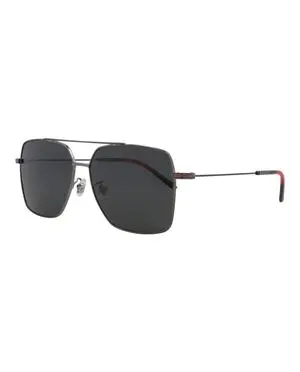 Gucci Aviator Sunglasses - Ruthenium/grey (gg1053sk