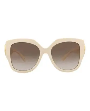 Gucci Square-frame Recycled Acetate Sunglasses - Ivory Ivory Brown (gg1407s/30014416/004)