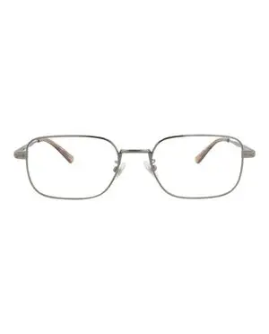 Montblanc Square-frame Metal Optical Frames - Ruthenium Ruthenium Transparent (mb0267o/30014174/006)