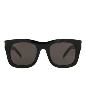 Saint Laurent Square Frame Recycled Acetate Sunglasses - Black Black Black (sl650monce/30014958/001)