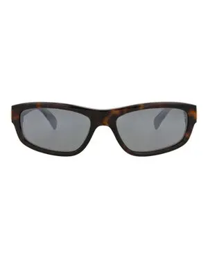 Dunhill Square Frame Recycled Acetate Sunglasses - Havana Havana Silver (du0077s/30014977/002)