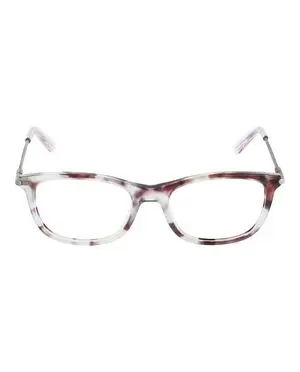 Bottega Veneta Square Acetate Optical Frames - Avana Violet Transparent (bv0185o/30002484/003)