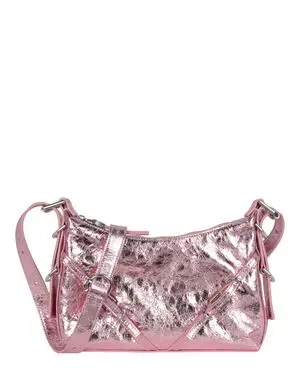 Givenchy Mini Voyou Bag In Laminated Leather Pink