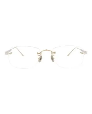 CARTIER Square-frame Titanium Optical Frames - Gold Silver (ct0228o/30008381/001)