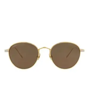 CARTIER Round-frame Titanium Sunglasses