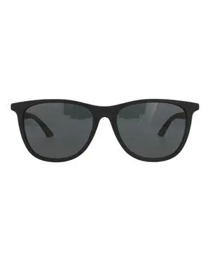 Montblanc Square Frame Recycled Acetate Sunglasses - Black Black Smoke (mb0330s/30015015/001)