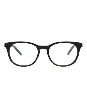 Saint Laurent Round-frame Recycled Acetate Optical Frames - Black Black Transparent (slm111/30014324/001)