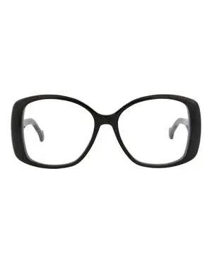 Gucci Round-frame Acetate Optical Frames - Black Black Transparent (gg1236o/30013496/001)