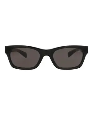Dunhill Square Frame Recycled Acetate Sunglasses - Black Black Grey (du0088s/30014992/001)