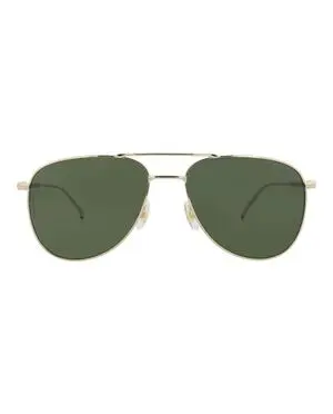Montblanc Aviator Sunglasses - Gold Gold Green (mb0311s/30014597/002)