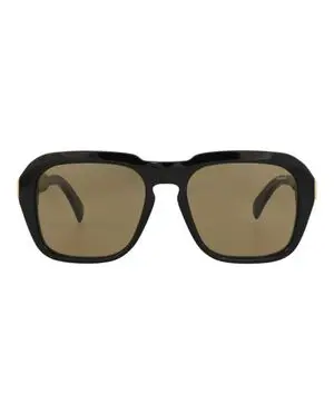 Dunhill Square-frame Acetate Sunglasses - Black Black Brown (du0001s/30009664/001)