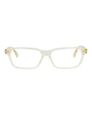 Bottega Veneta Square-frame Acetate Optical Frames - Beige Beige Transparent (bv1098o/30011018/004)