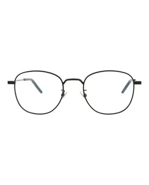Saint Laurent Round-frame Metal Optical Frames - Black Black Transparent (sl313/30008028/001)