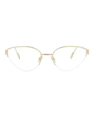 CARTIER Cat Eye Metal Optical Frames