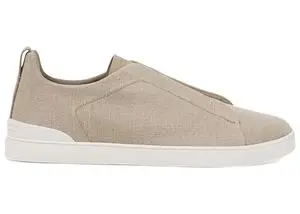 Zegna Triple Stitch Slip-on Sneakers